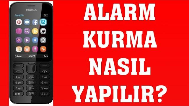 Nokia Tuşlu Telefon Alarm Kurma Nasıl Yapılır? | BMF Çözümler