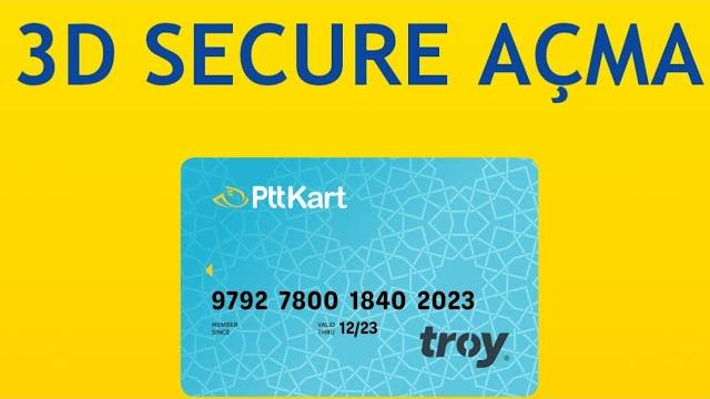 Ptt Kart 3D Secure Açma Nasıl Yapılır? | BMF Çözümler